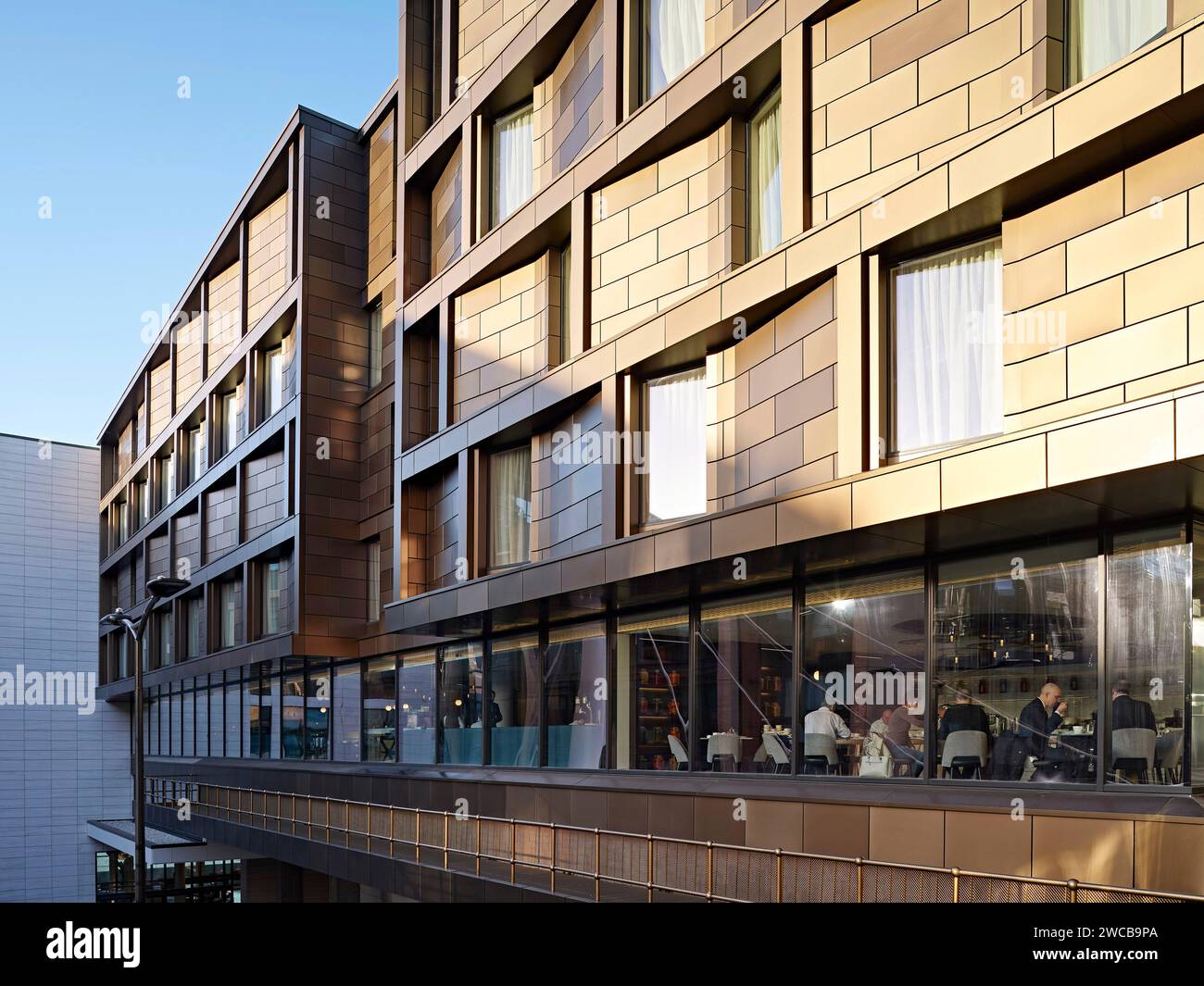 Exterior facade with angled bedroom windows. The Westin London City ...