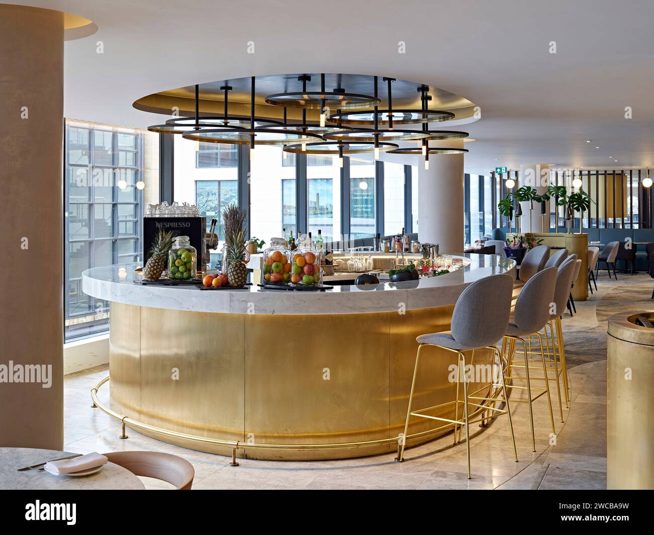 Juice and champagne bar. The Westin London City, London, United Kingdom ...