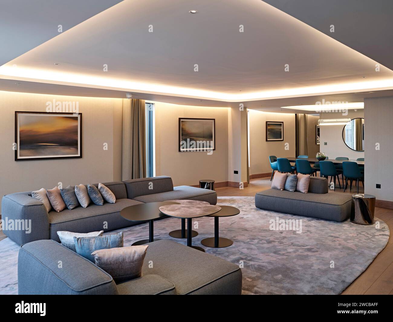 Luxury bedroom suite with private dining room. The Westin London City ...