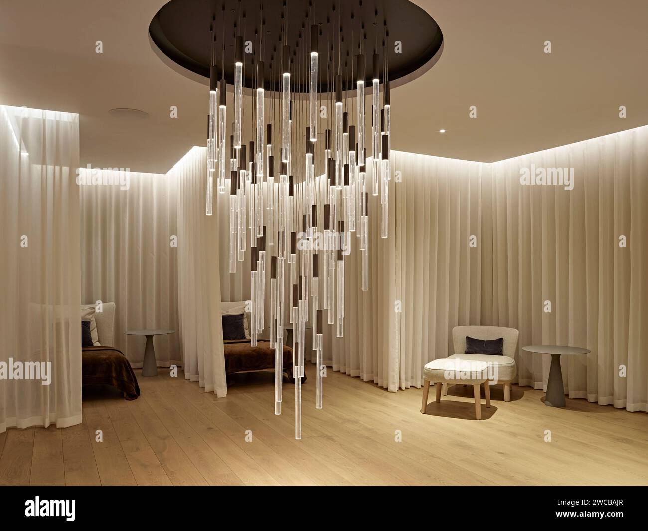 Entrance area to spa facilities. The Westin London City, London, United ...