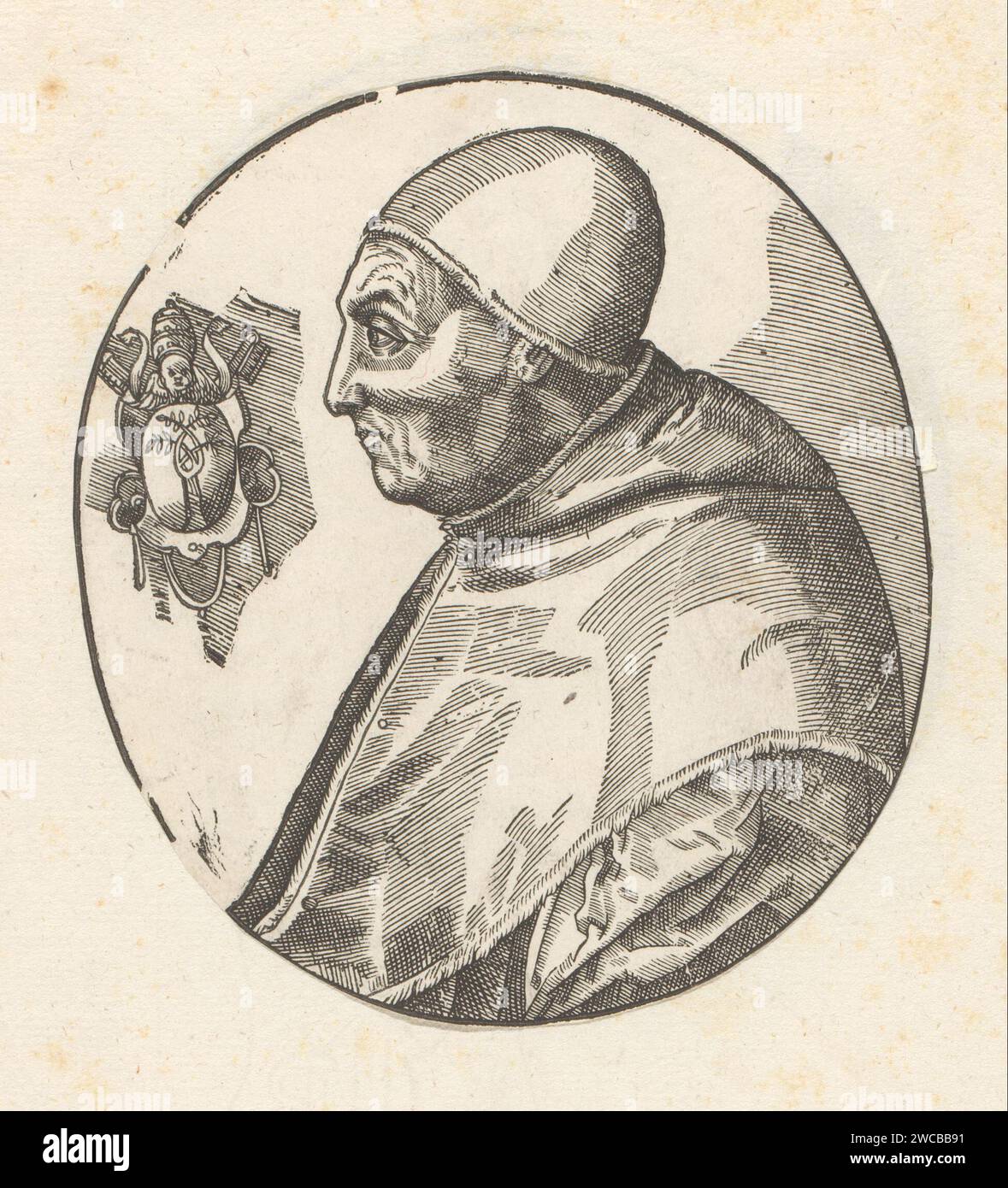 Portrait van Paus Sixtus IV, Anonymous, after Tobias Stimmer, 1549 ...