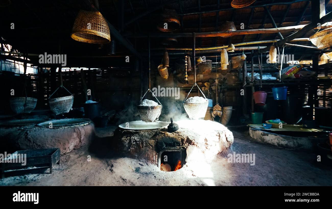 Selective Salt In Basket Is Hungover Stove Is Product Of Salty Water ...