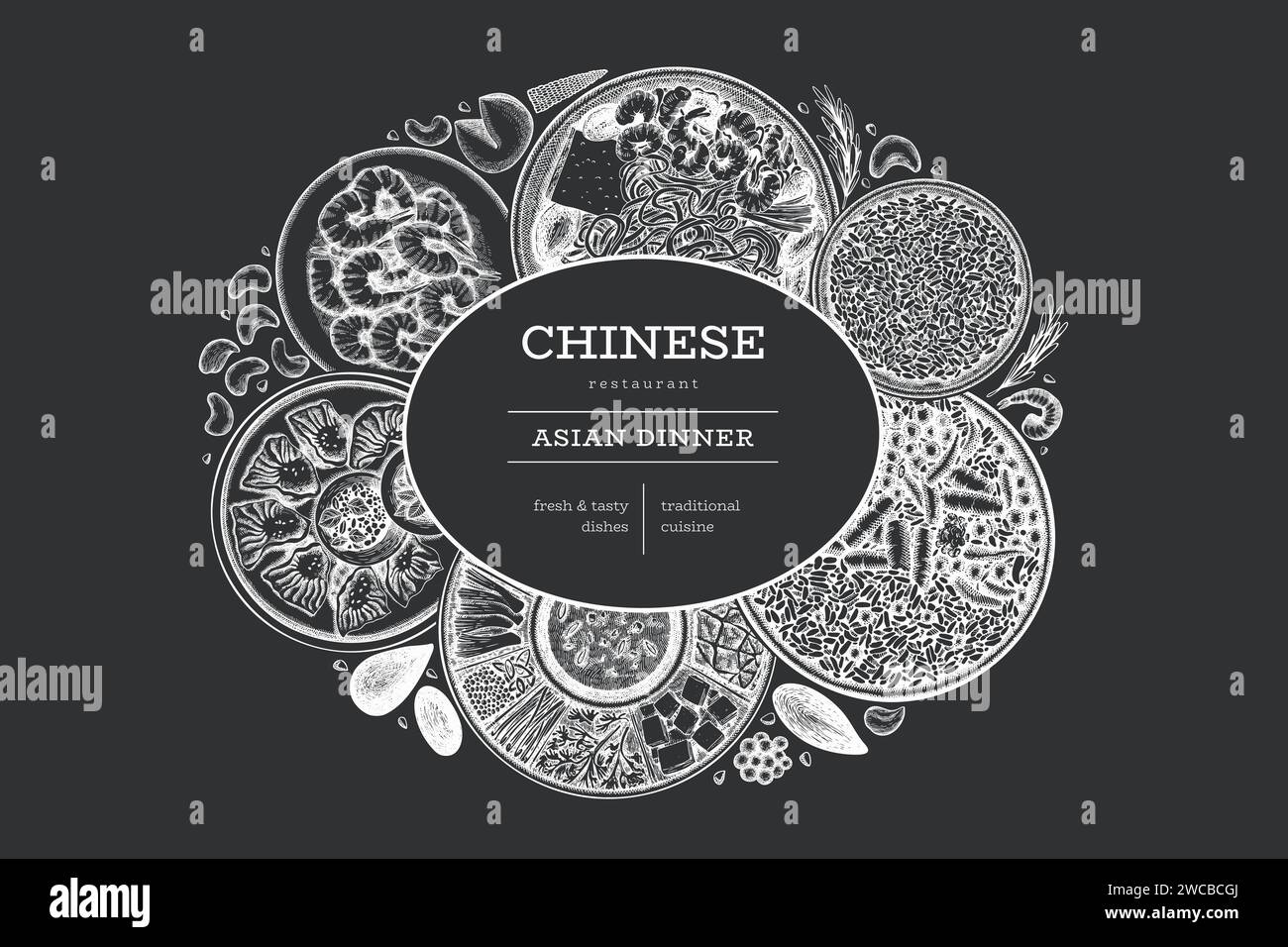 Vintage chinese restaurant menu cover hi-res stock photography and ...