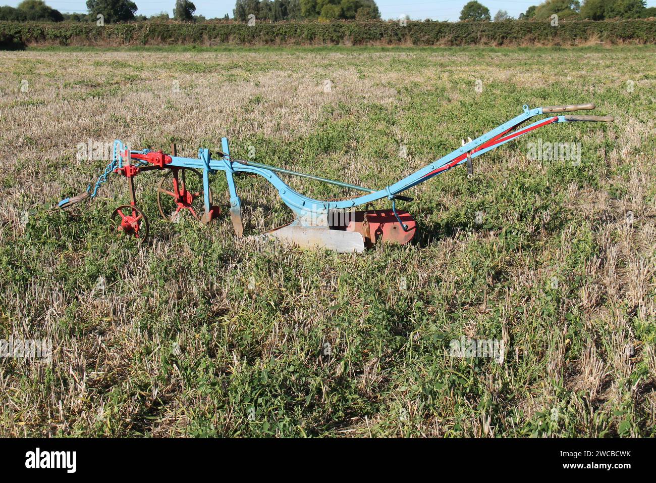 A Vintage Horse Drawn Agricultural Farming Plough Stock Photo - Alamy