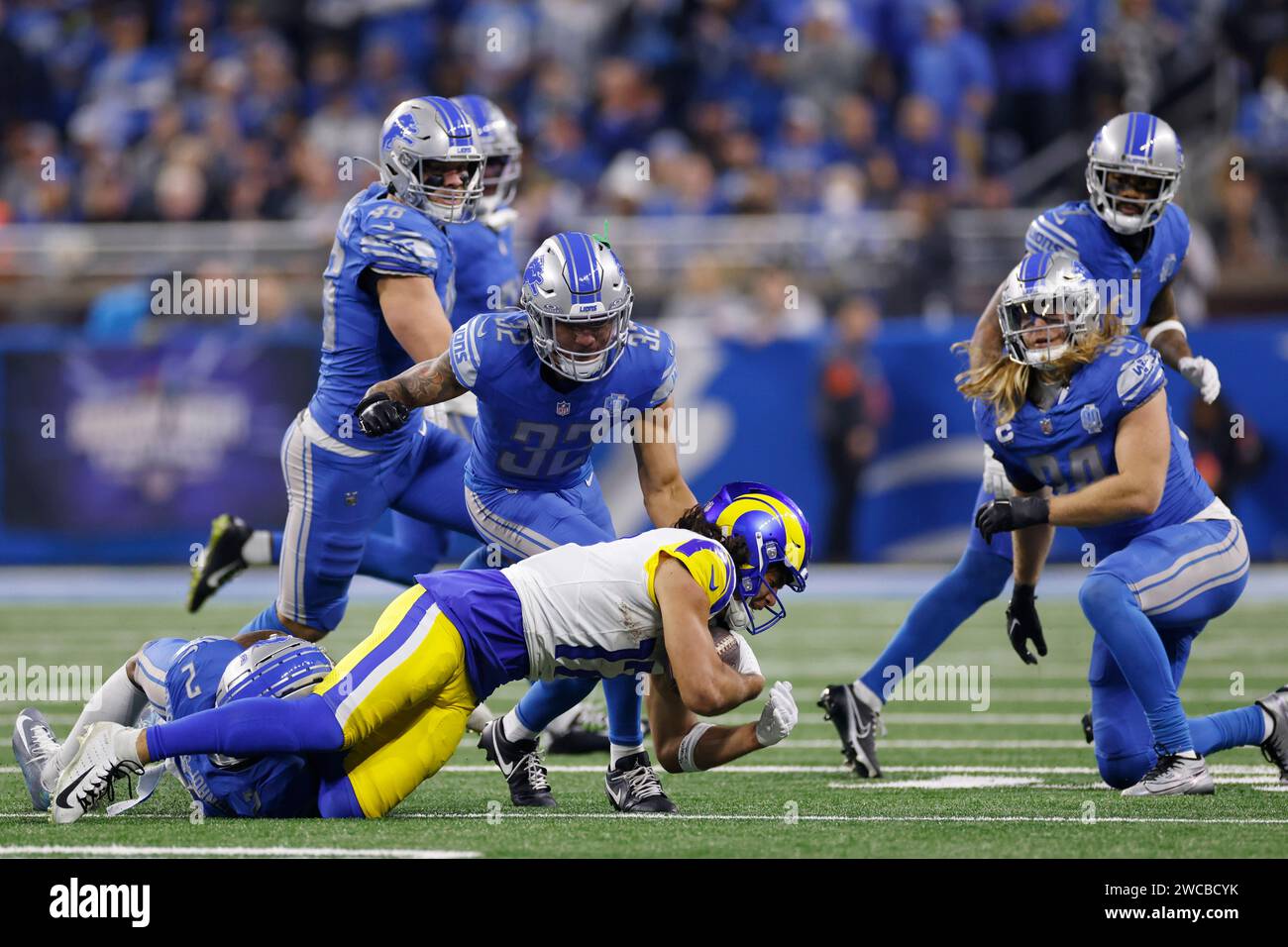 DETROIT, MI - JANUARY 14: Detroit Lions safety C.J. Gardner-Johnson (2 ...