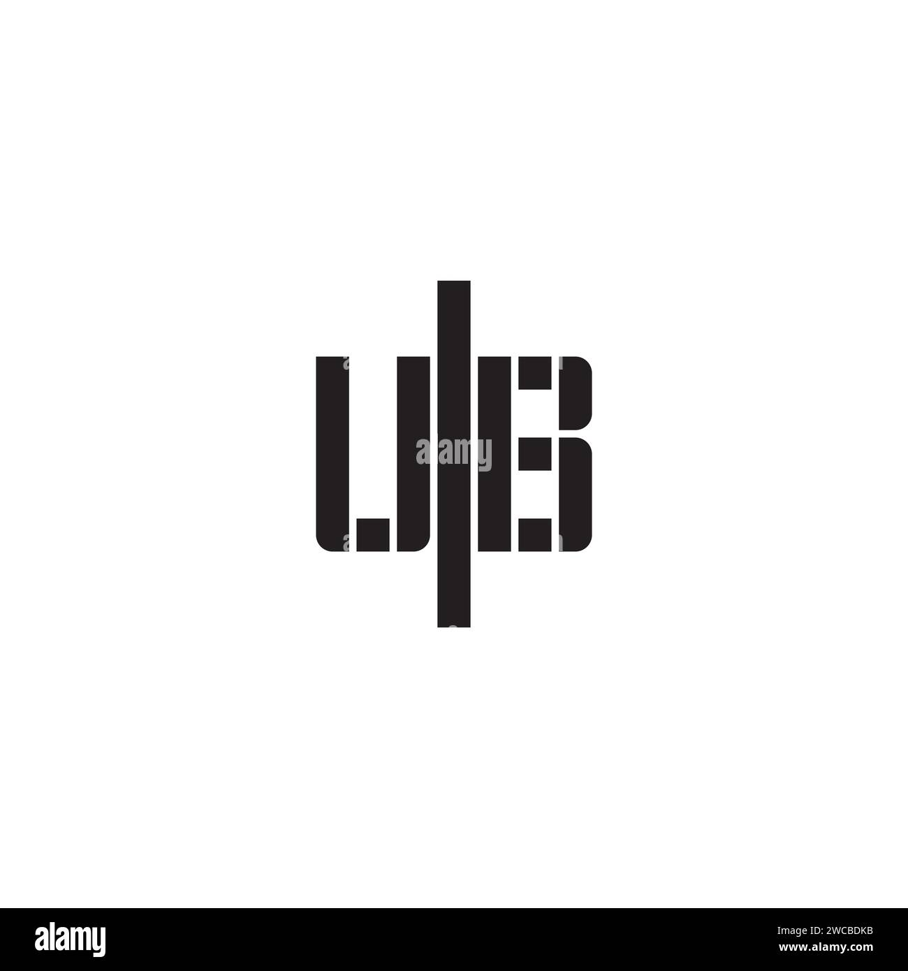 Ub logo design Black and White Stock Photos & Images - Alamy