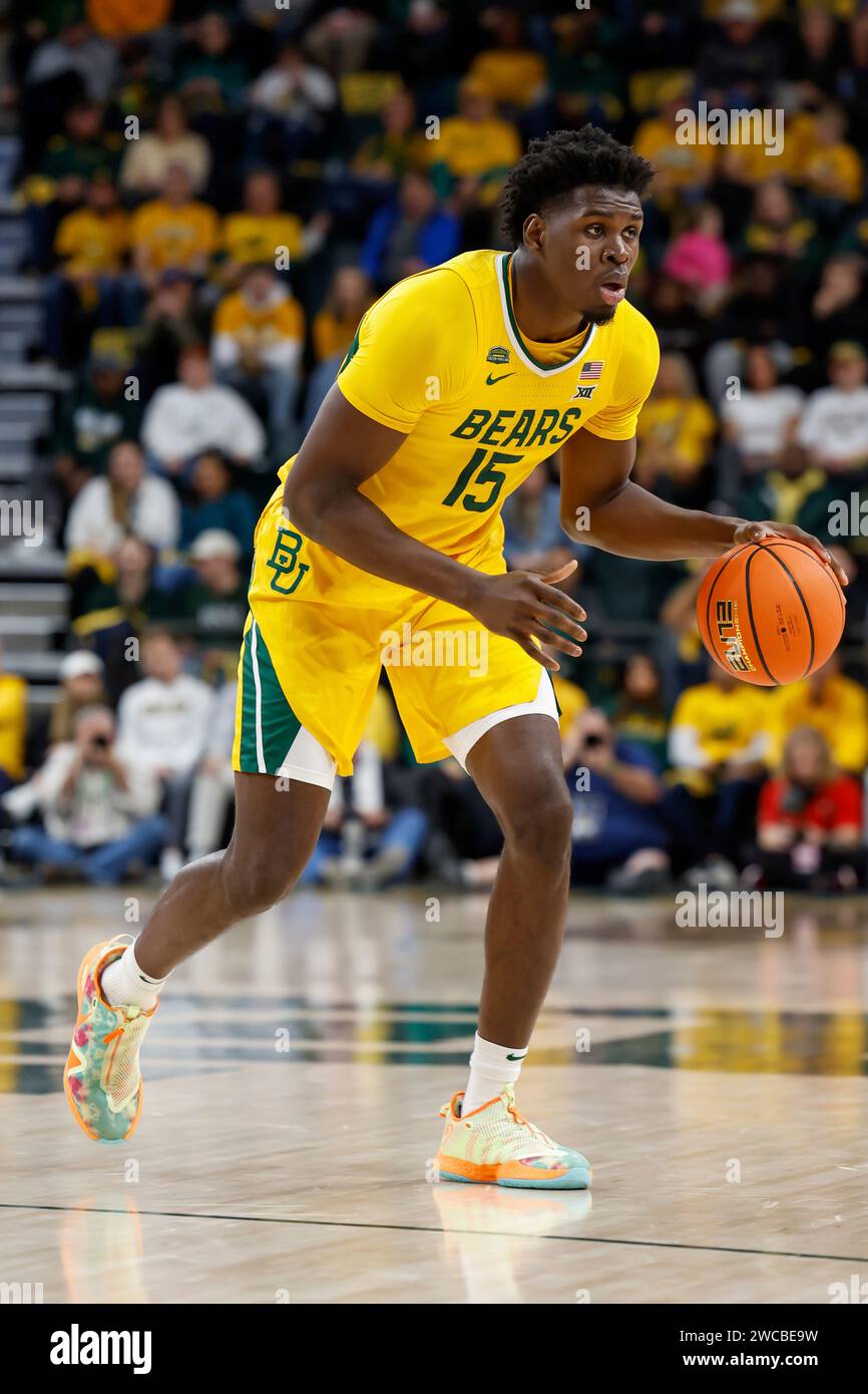 WACO, TX - JANUARY 13: Baylor Bears forward Josh Ojianwuna (15 ...