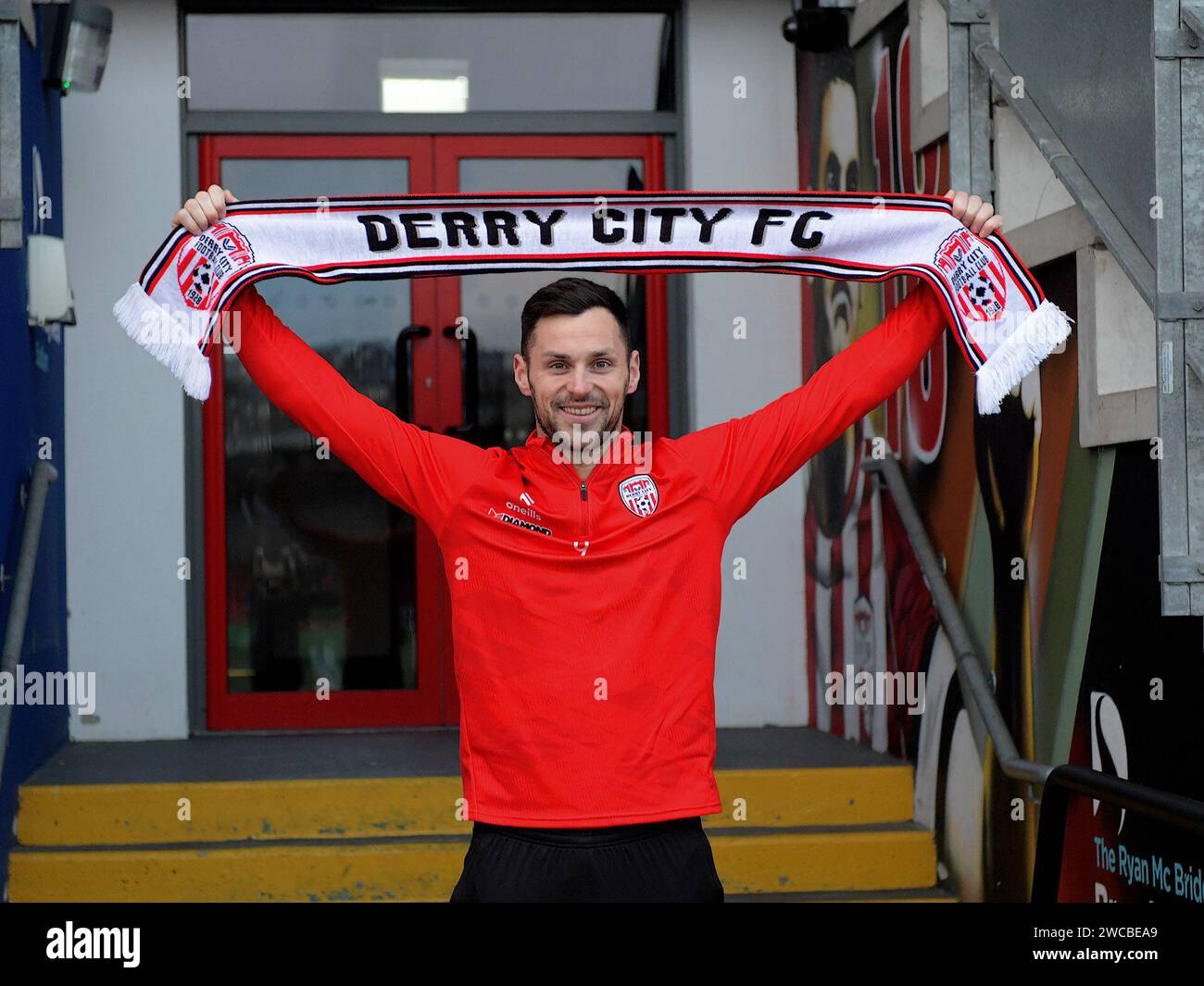 Derry City’s striker Pat Hoban pictured at the Ryan McBride Brandywell ...