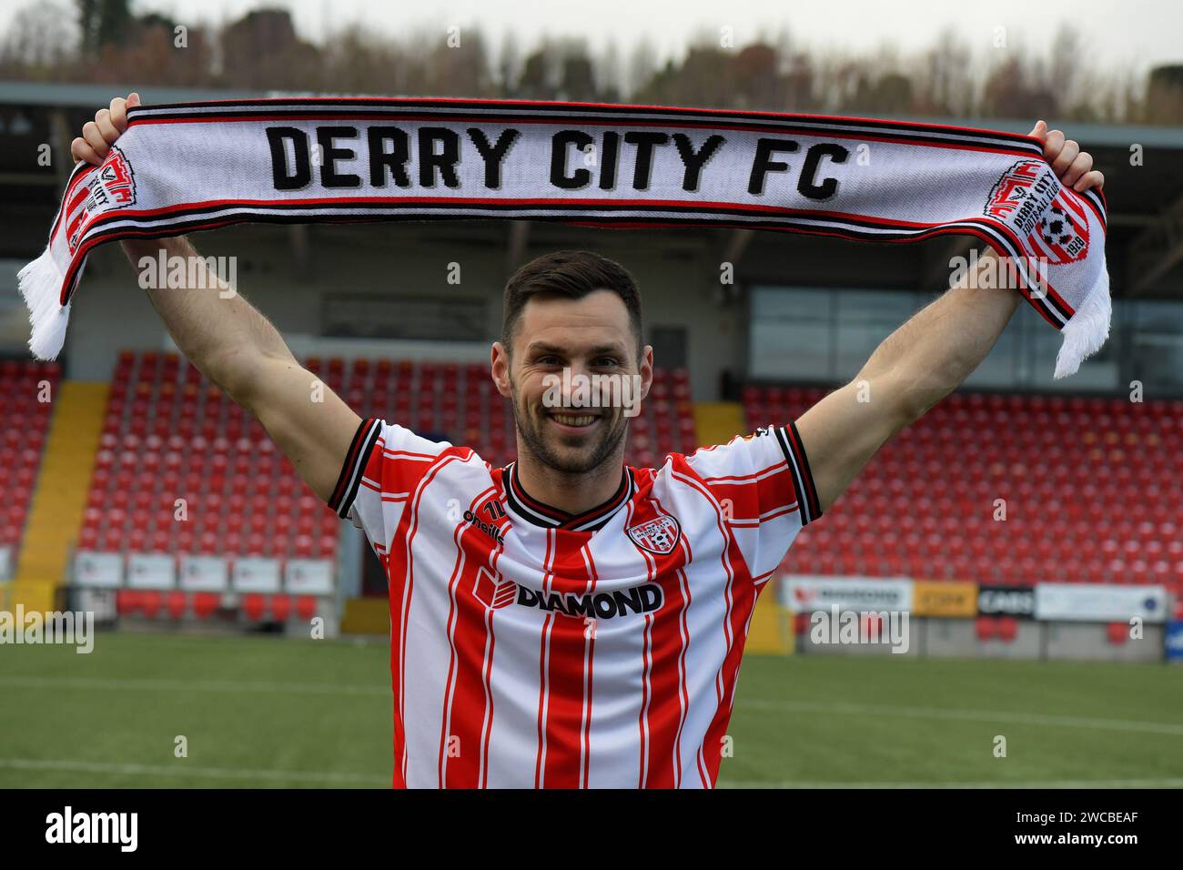 Derry City’s striker Pat Hoban pictured at the Ryan McBride Brandywell ...