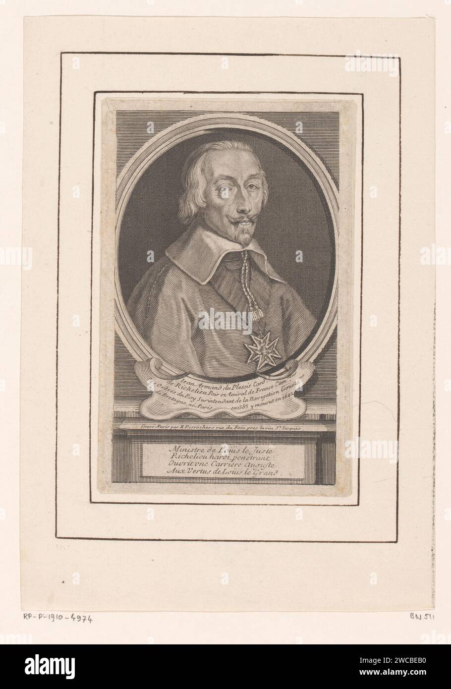 Armand jean du plessis hertog van richelieu hi-res stock photography ...