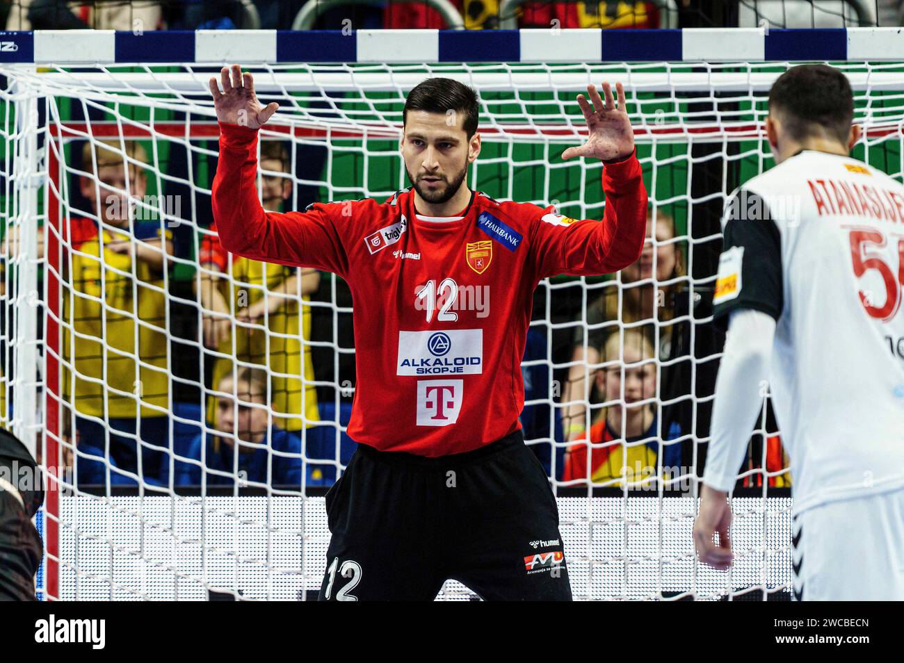 Berlin, Deutschland. 14th Jan, 2024. Martin Tomovski (Nordmazedonien ...