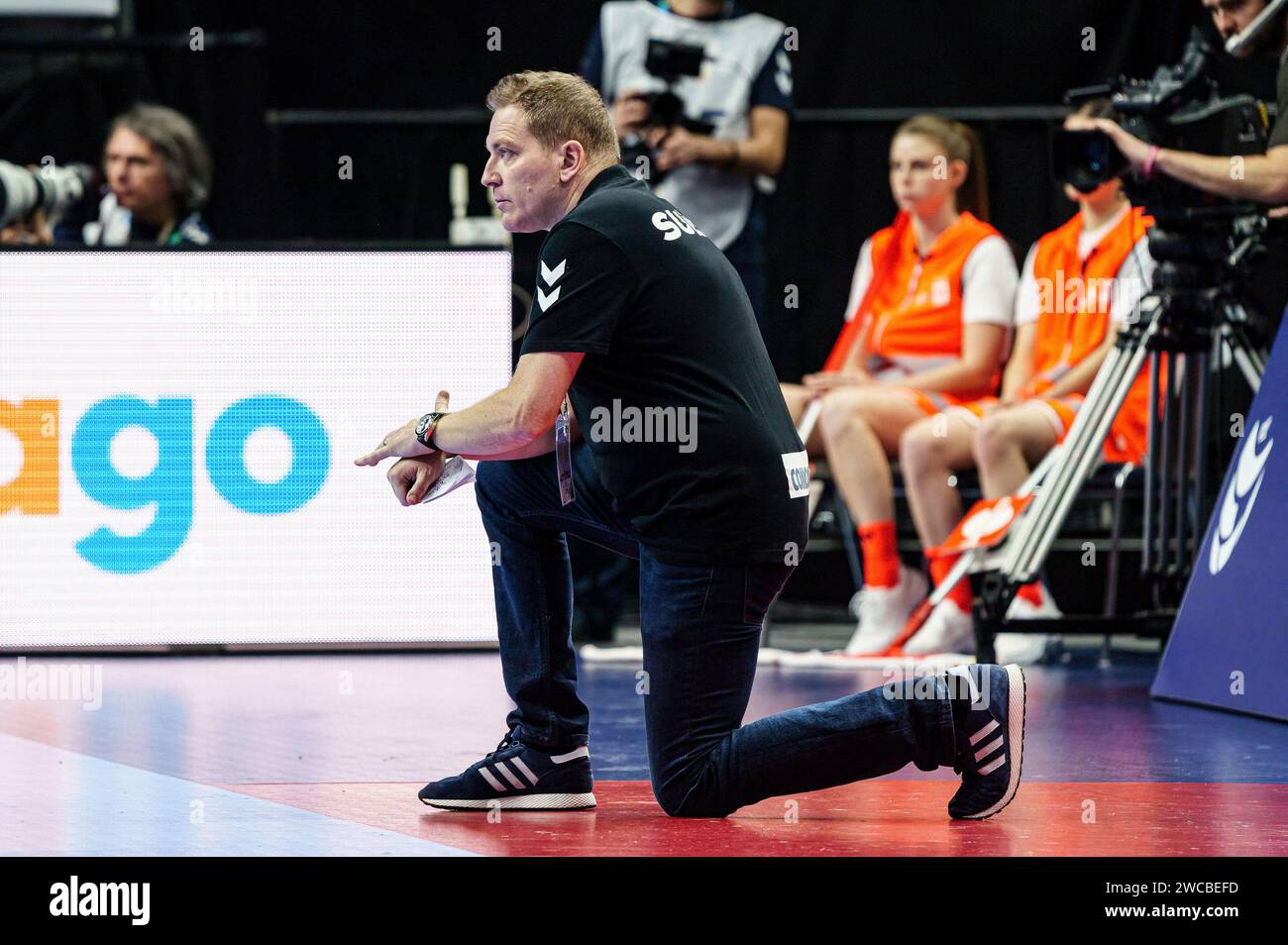 Berlin, Deutschland. 14th Jan, 2024. Michael Suter (Schweiz, Trainer ...