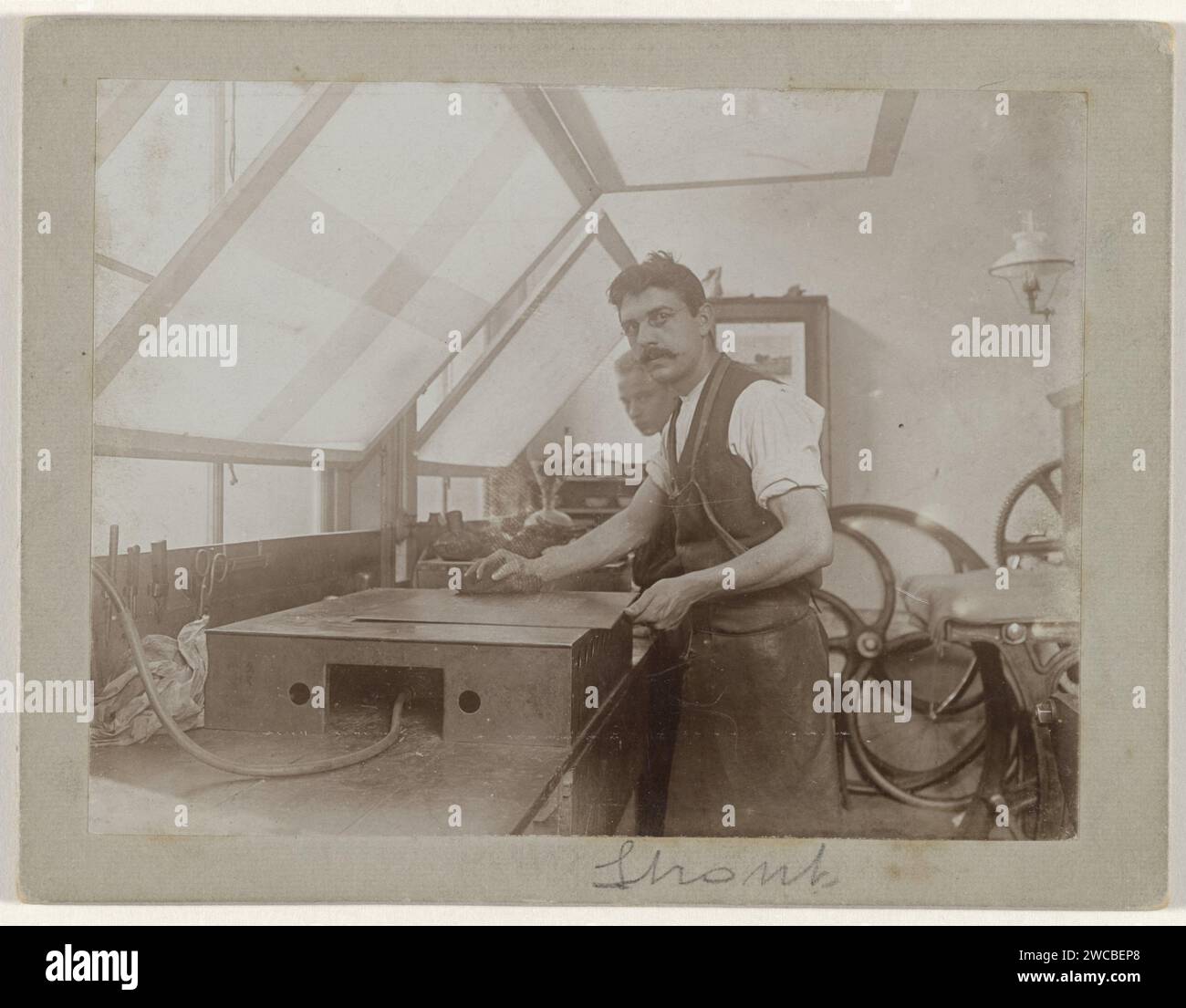 Stonk in the Etsatelier, Willem Witsen (attributed to), 1890 - 1900 ...