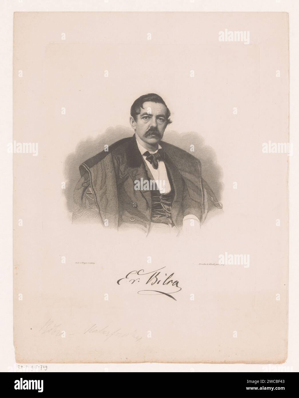 PortraT van Józef Bem, August Weger, 1849 - 1892 print Leipzig paper steel engraving historical ...