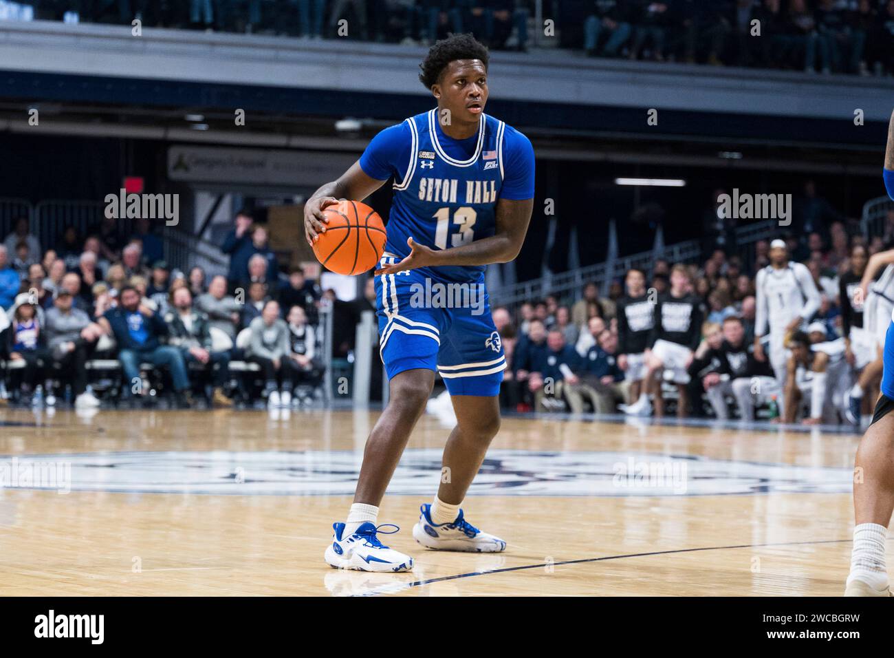 INDIANAPOLIS, IN - JANUARY 13: Seton Hall Pirates guard Jaquan Sanders ...
