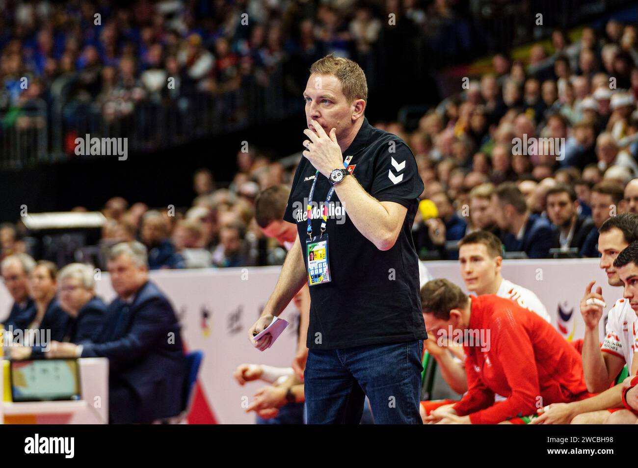 Berlin, Deutschland. 14th Jan, 2024. Michael Suter (Schweiz, Trainer ...