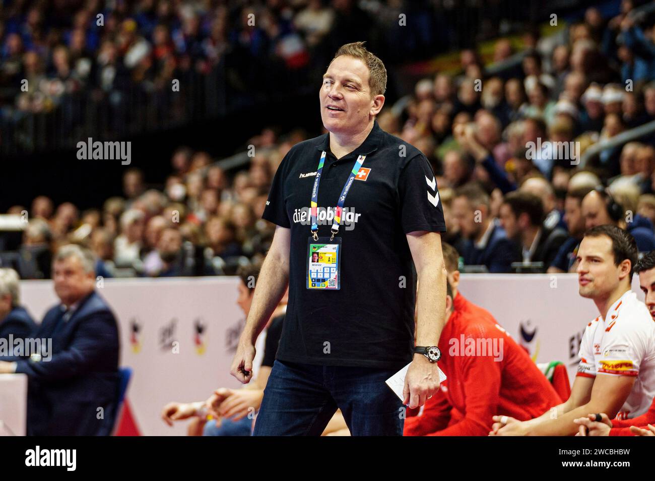 Berlin, Deutschland. 14th Jan, 2024. Michael Suter (Schweiz, Trainer ...