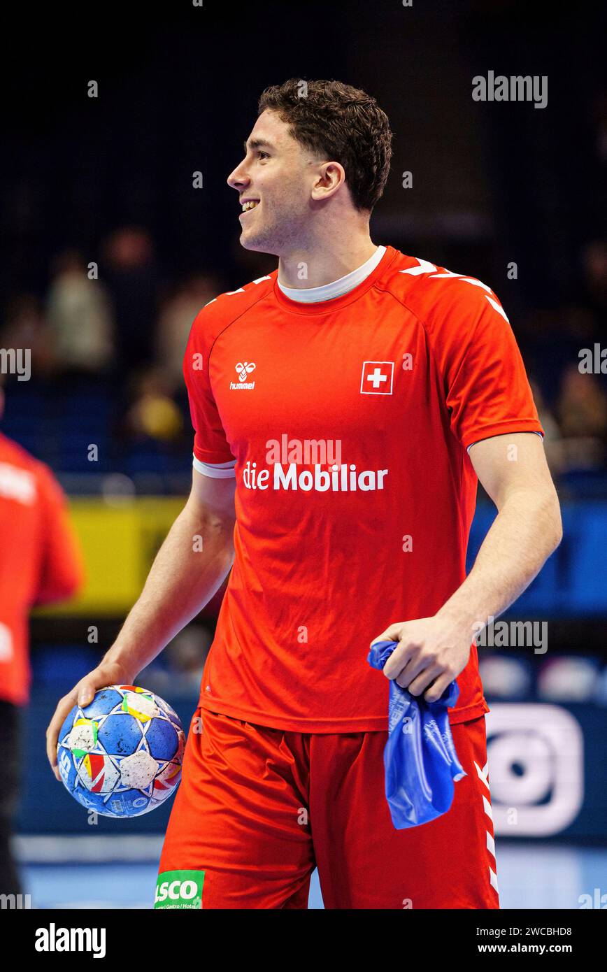 Berlin, Deutschland. 14th Jan, 2024. Samuel Zehnder (Schweiz, #29) GER ...