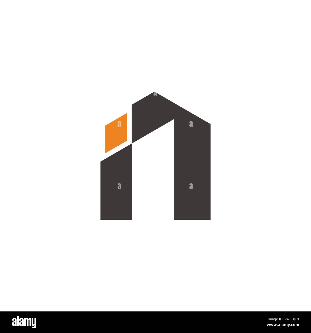 letter i building tall logo vector Stock Vector Image & Art - Alamy