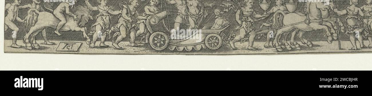 Triumphwagen, AC Monogrammist (16th century), After Barthel Beham, 1520 ...