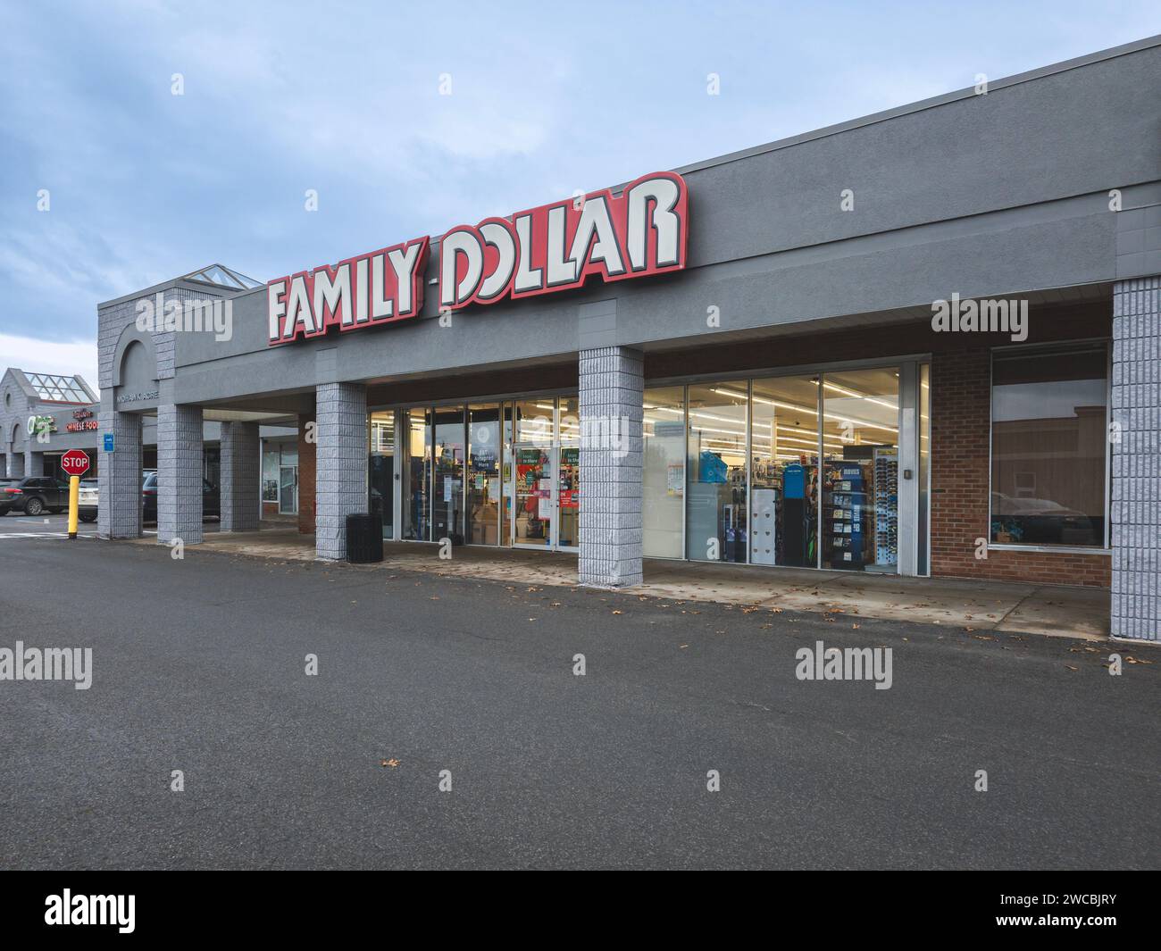 Rome, NY - Dec 17, 2023: Family Dollar storefront, it is a chain of ...