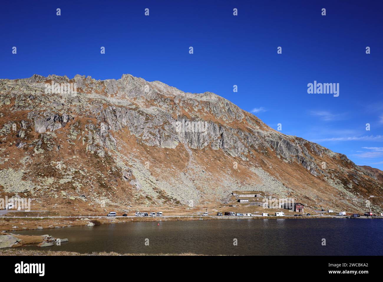 The Gotthard Pass or St. Gotthard Pass is a mountain pass in the Alps ...
