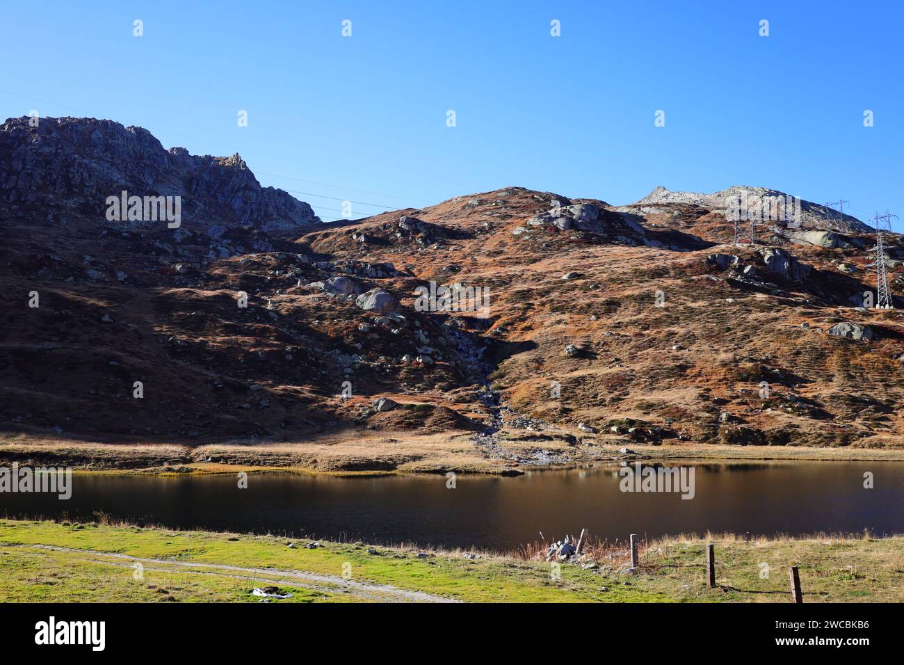 The Gotthard Pass or St. Gotthard Pass is a mountain pass in the Alps ...