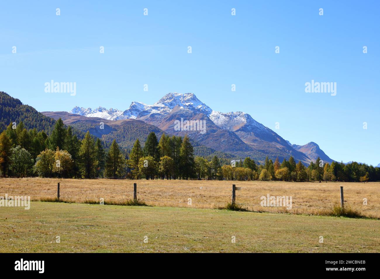 The Engadin is a long high Alpine valley region in the eastern Swiss ...