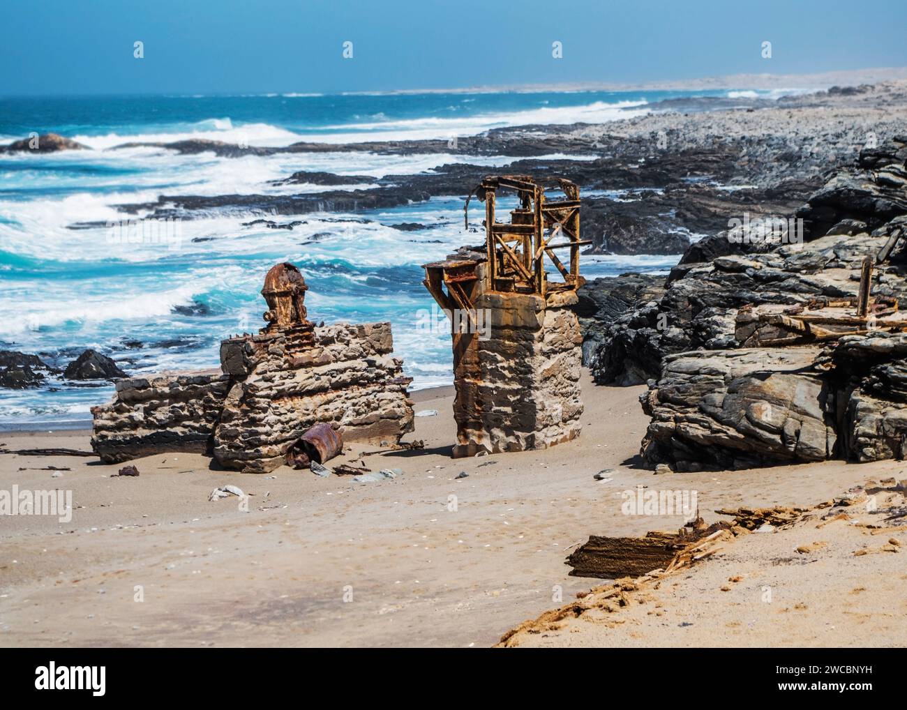 Namibia Elizabeth Bay Diamond Mine Build 1924-1926 Great Depression ...