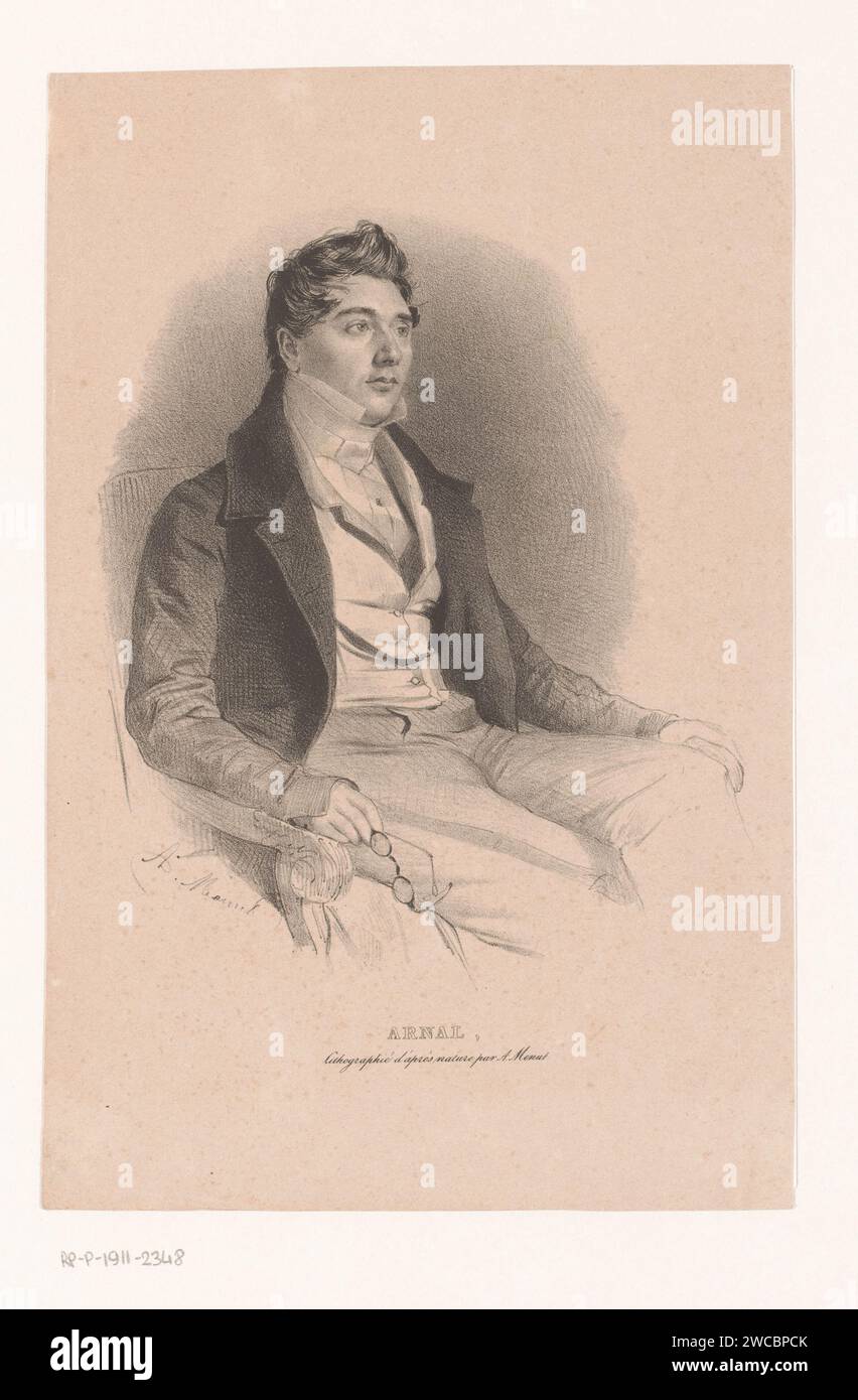 Portret Van Étienne Arnal, Marie Alexandre Alophe, 1822 - 1883 print ...