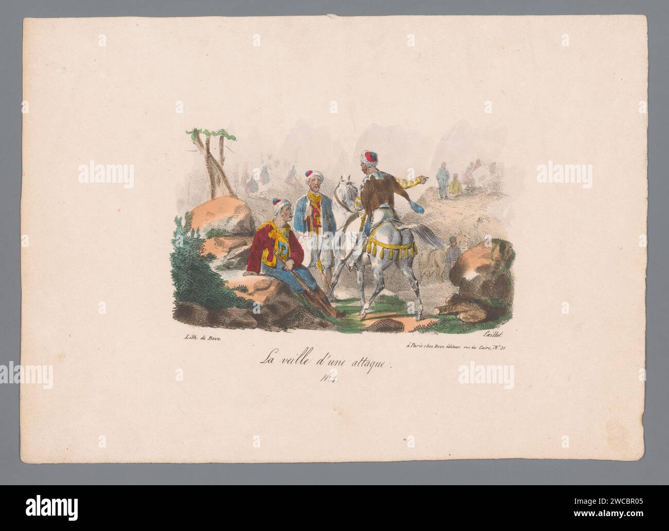 Greek soldiers in a landscape, Karl Loeillot -Hartwig, 1829 - 1835 ...