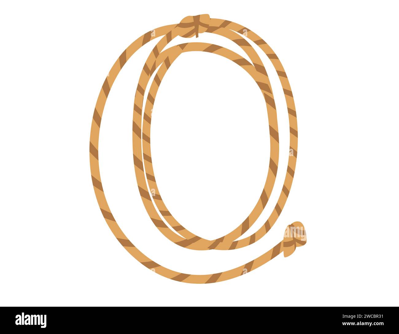 Cowboy whip vector illustration isolated on white background Stock ...