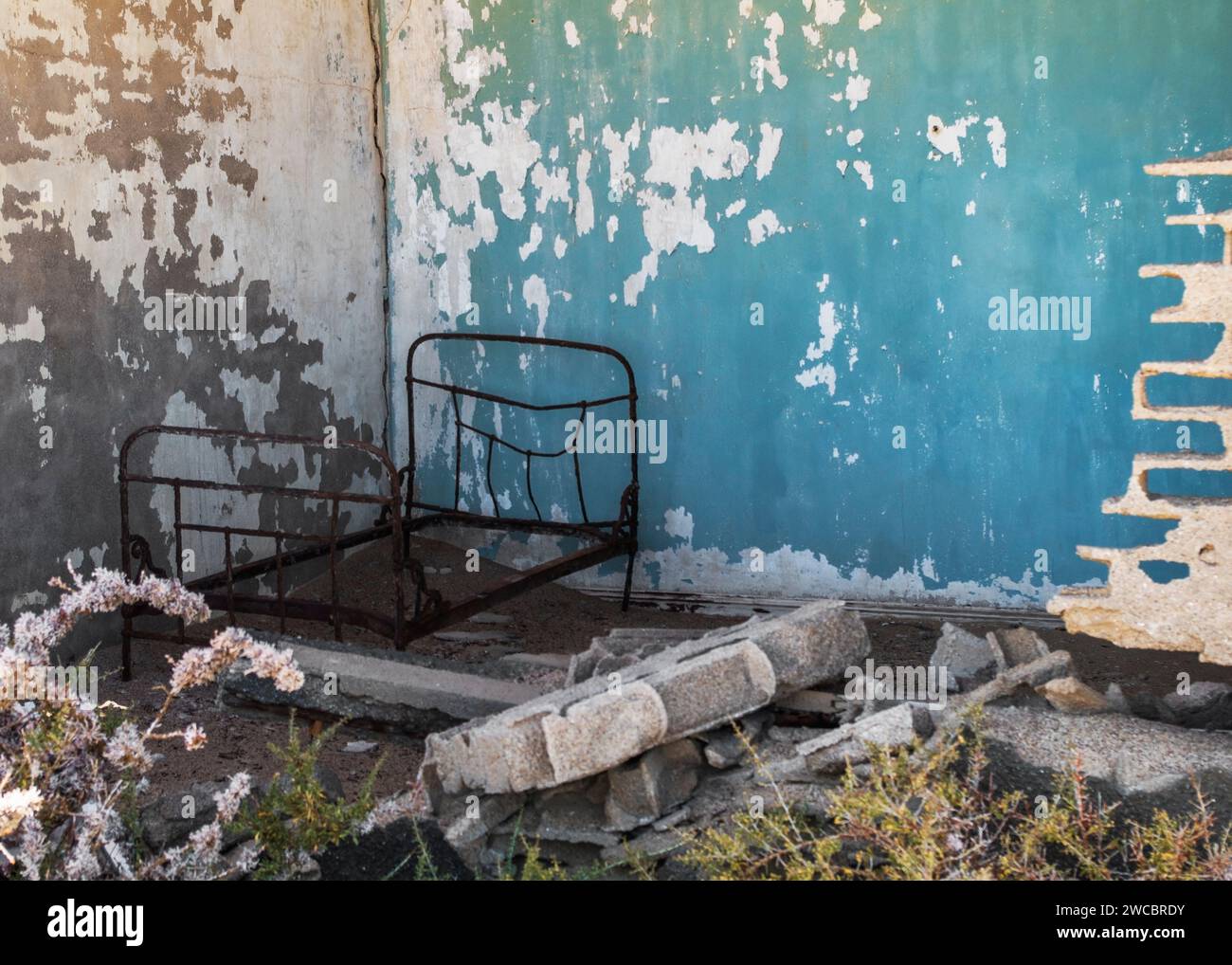 Namibia Elizabeth Bay Diamond Mine Build 1924-1926 Great Depression ...