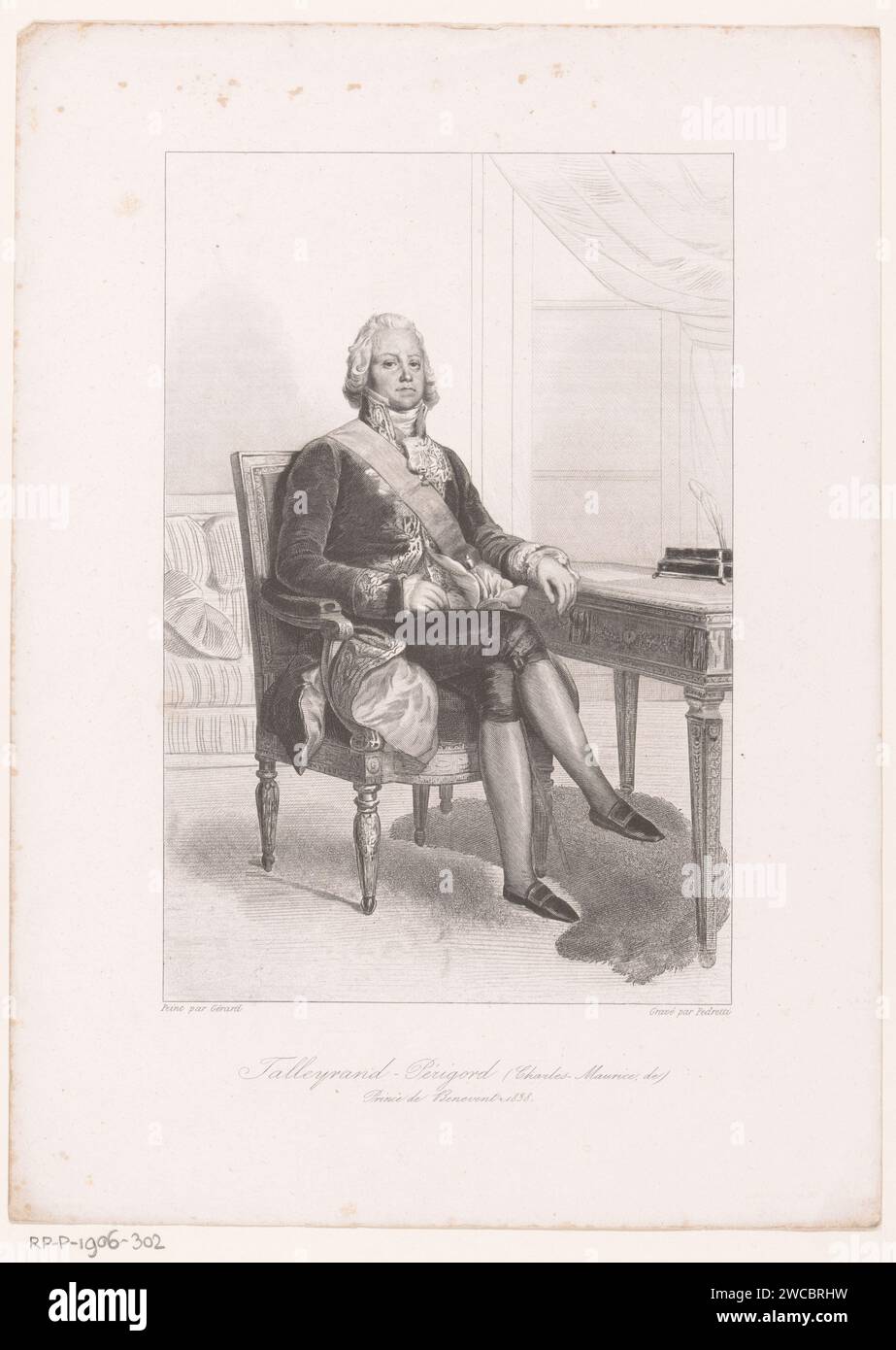 Portret van Charles Maurice de Talleyrand -Périgord, Vittore Pedretti ...