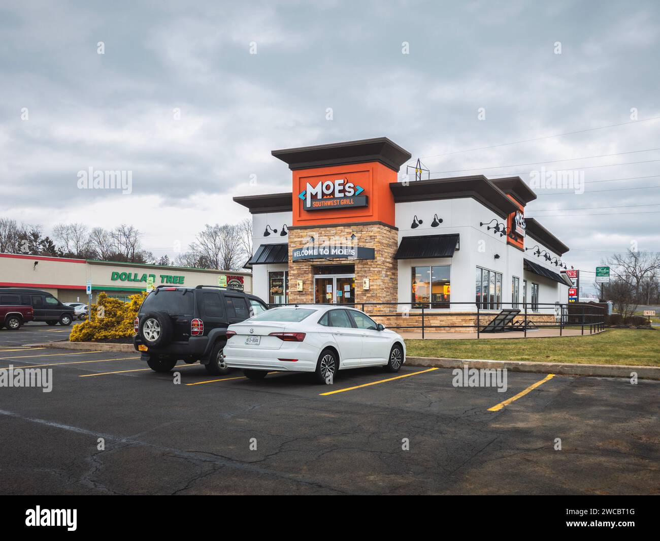 Rome, NY - Dec 17, 2023: Moe’s Southwest Grill, a US fast-casual ...