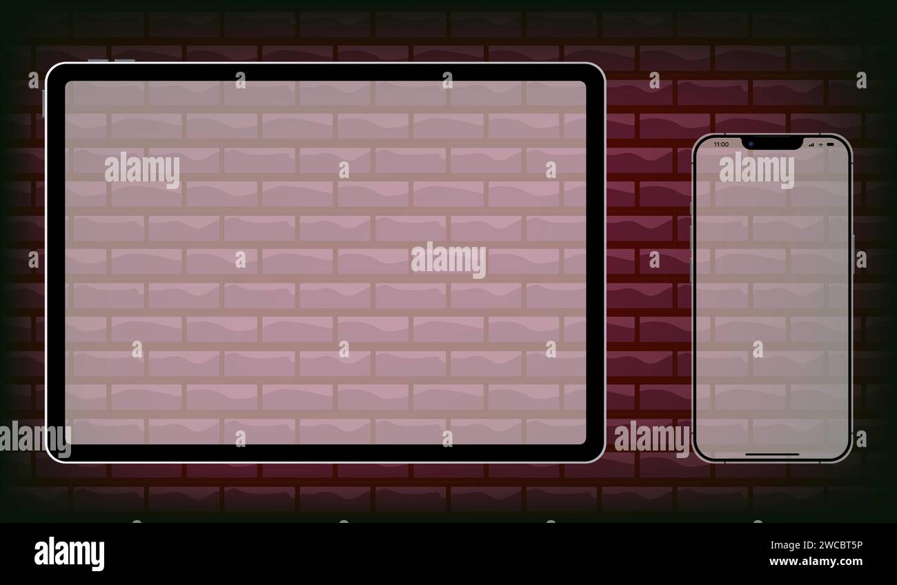 Apple iPad and iphone 13. Ipad Mini, Air, Pro 2021. Screen ipad front ...