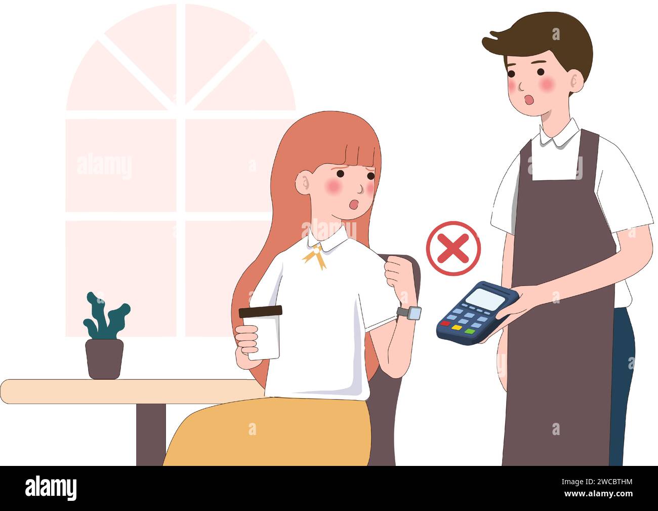 Payment failed. Customer use mobile cashless payment system or scan qr code. Characters using ...