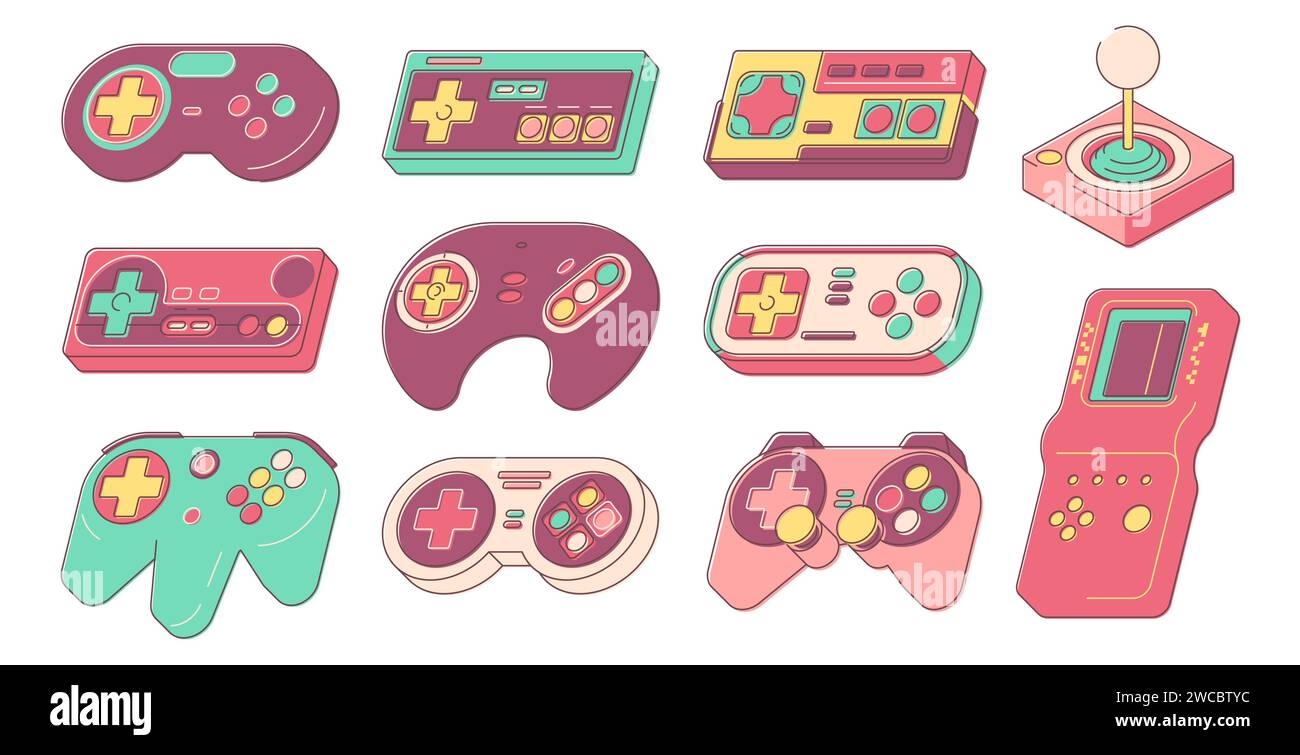 Analog sticks Stock Vector Images - Alamy