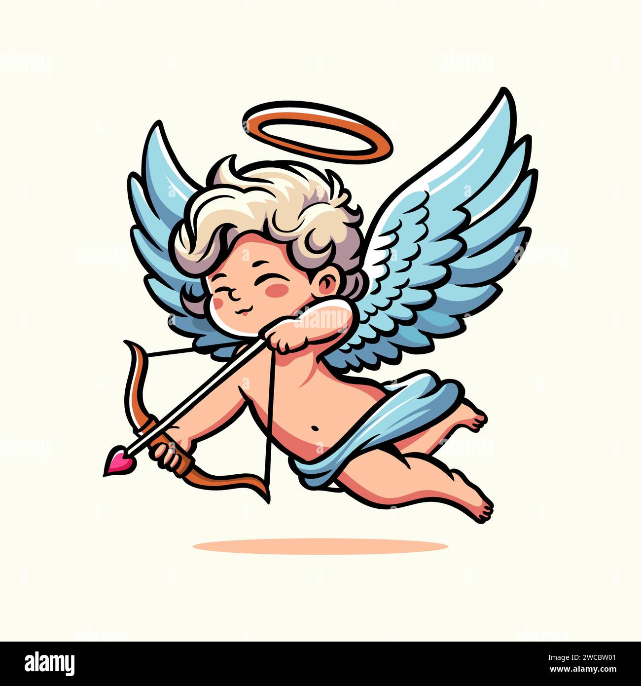 Cupid surrounded Stock Vector Images - Alamy