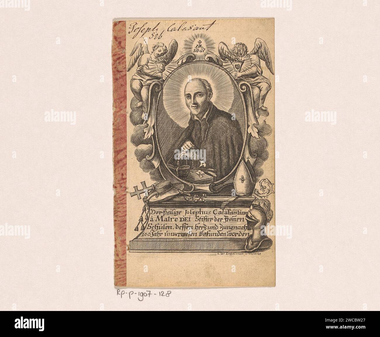 PortraT van Joseph Calasanz, Johann Wenzel Engelmann, After Anton ...