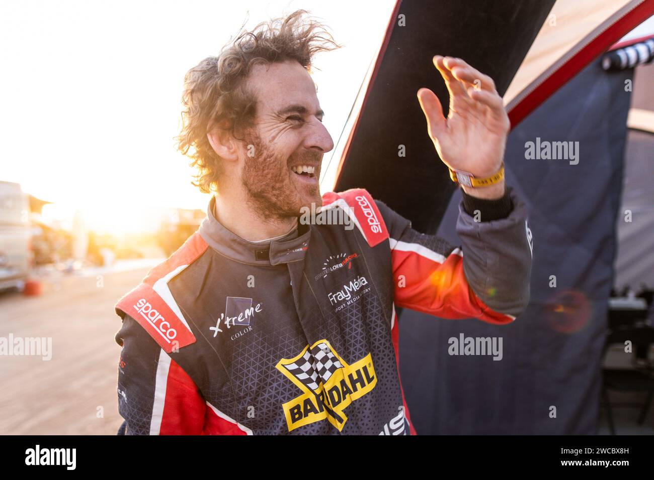 Hail, Arabie Saoudite. 15th Jan, 2024. DE SOULTRAIT Xavier (fra ...