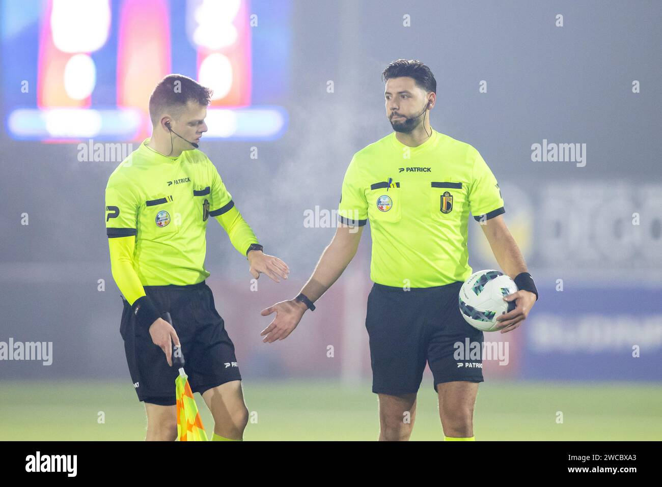 Rocourt, Belgium. 12th Jan, 2024. pictured during a soccer game between ...