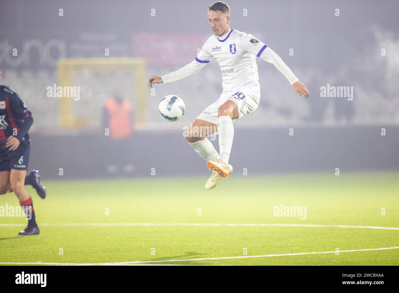 Rocourt, Belgium. 12th Jan, 2024. Simon Bammens (30) of Patro Eisden ...