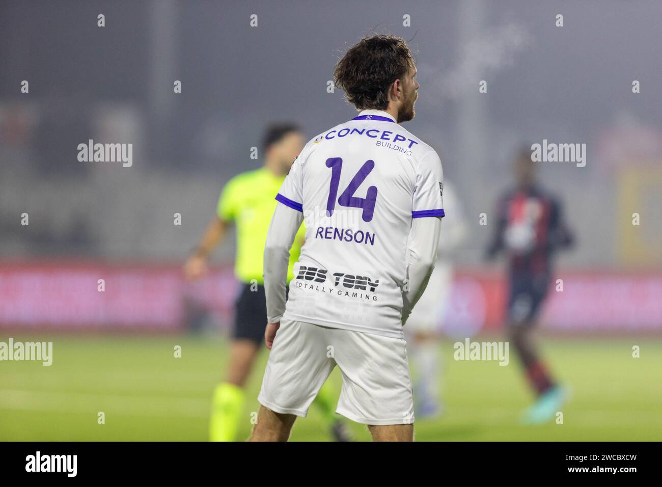 Rocourt, Belgium. 12th Jan, 2024. pictured during a soccer game between ...