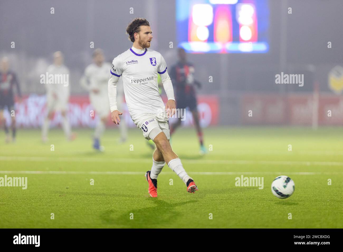 Rocourt, Belgium. 12th Jan, 2024. pictured during a soccer game between ...