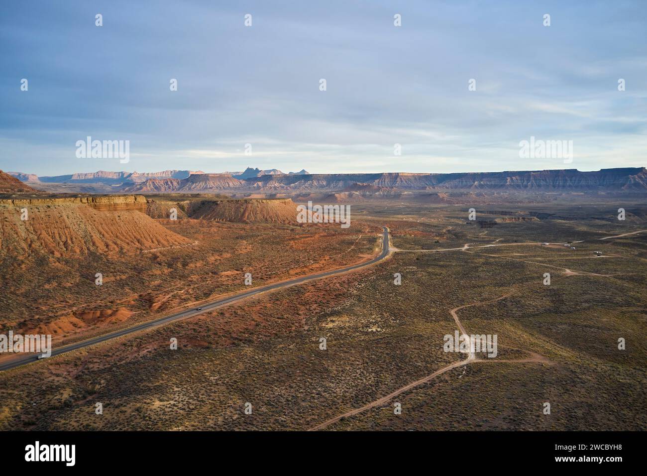 Aerial shot vast canyon winding hi-res stock photography and images - Alamy