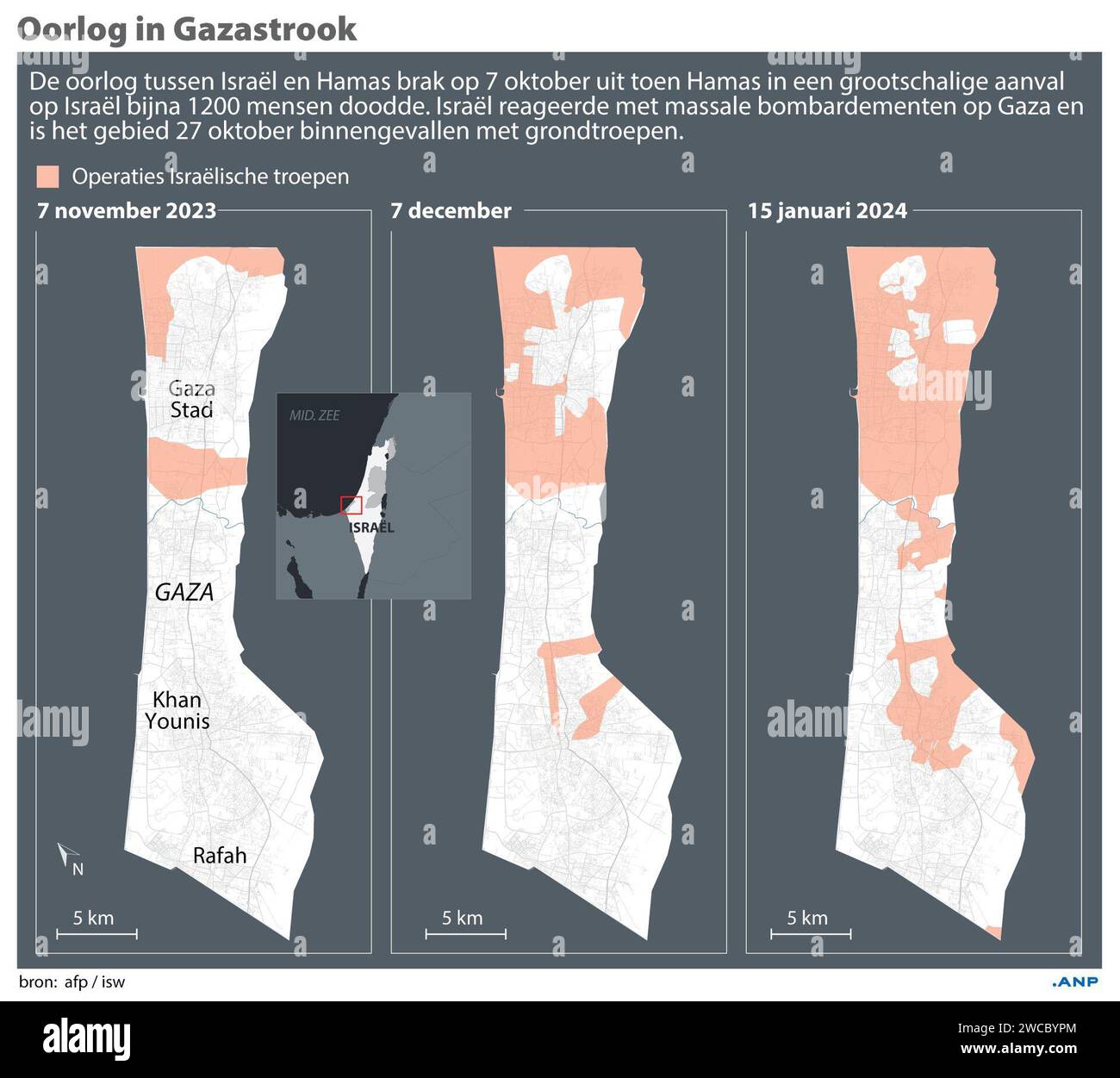 War in Gaza Strip, Israel's operations since war broke out with Hamas ...
