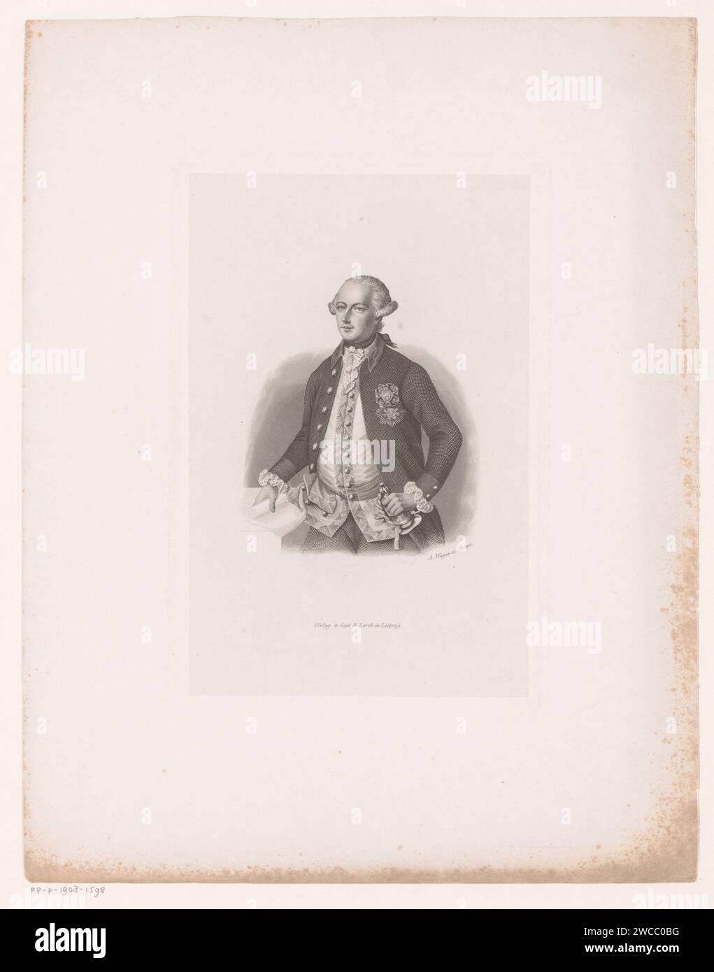 Portrait of Leopold II, Emperor of Austria, August Weger, 1849 - 1892 ...