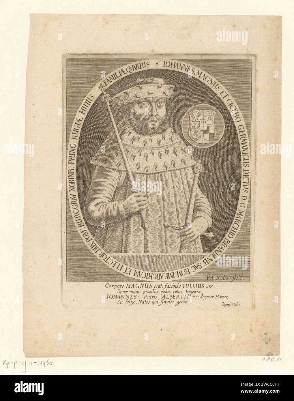 Portrait of Johann Cicero van Brandenburg, Peter Rollos (I), 1625 ...