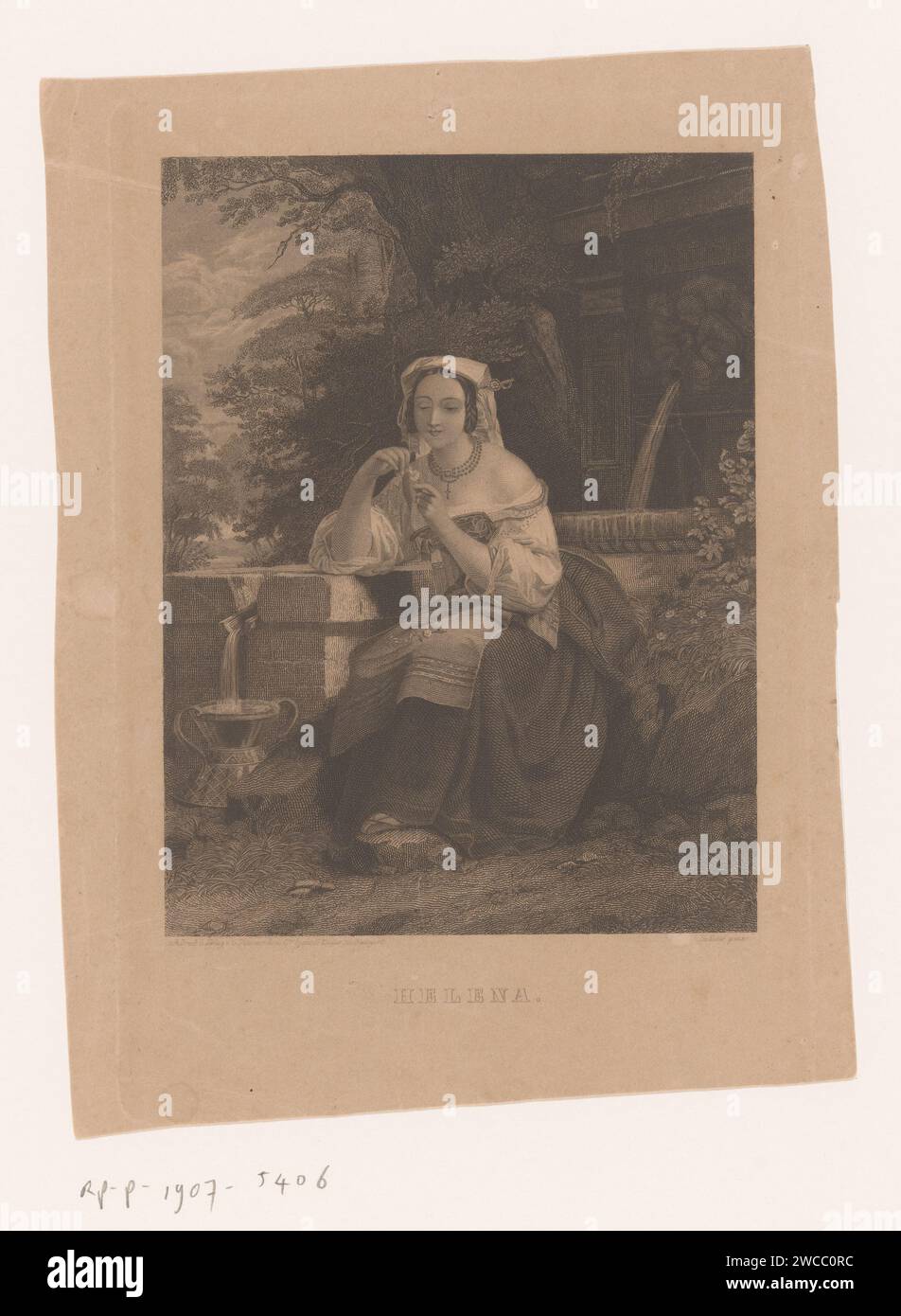 Helena, anonymous, after Kaiser, 1800 - 1899 print Stuttgart paper ...